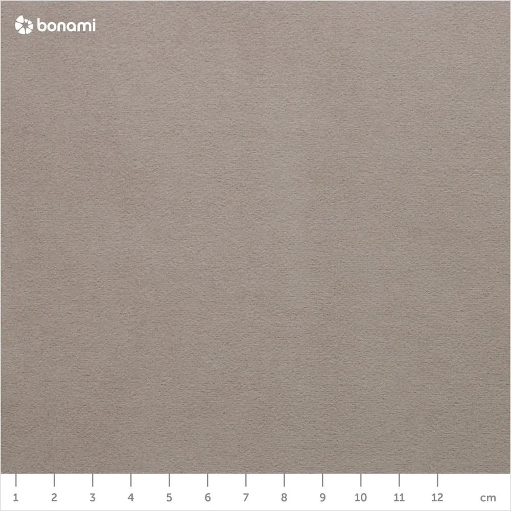 Hnědá sametová pohovka 237 cm Eden - Scandic
