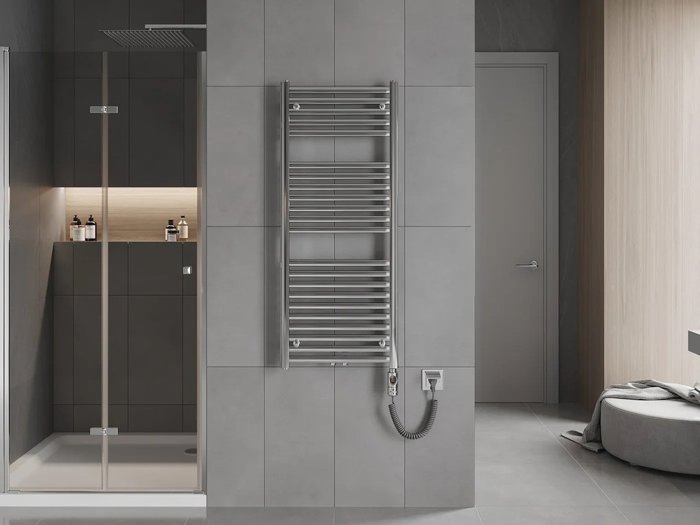 Mexen Hades, elektrické topné těleso 1200 x 500 mm, 600 W, chromová, W104-1200-500-2600-01