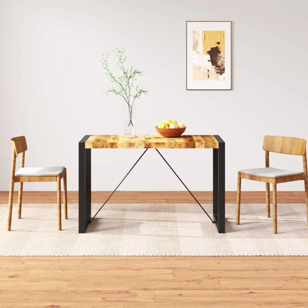 Jídelní stůl masivní mangovníkové dřevo 120 cm - Default Title