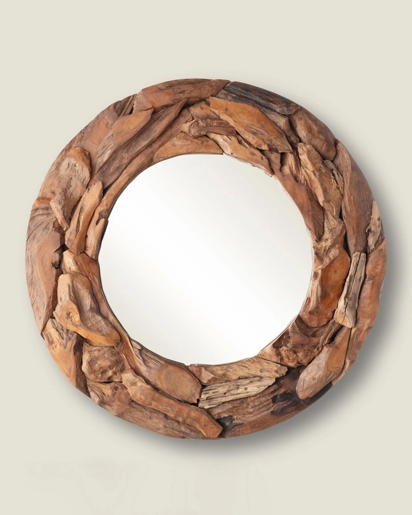 Zrcadlo Driftwood ⌀100 cm