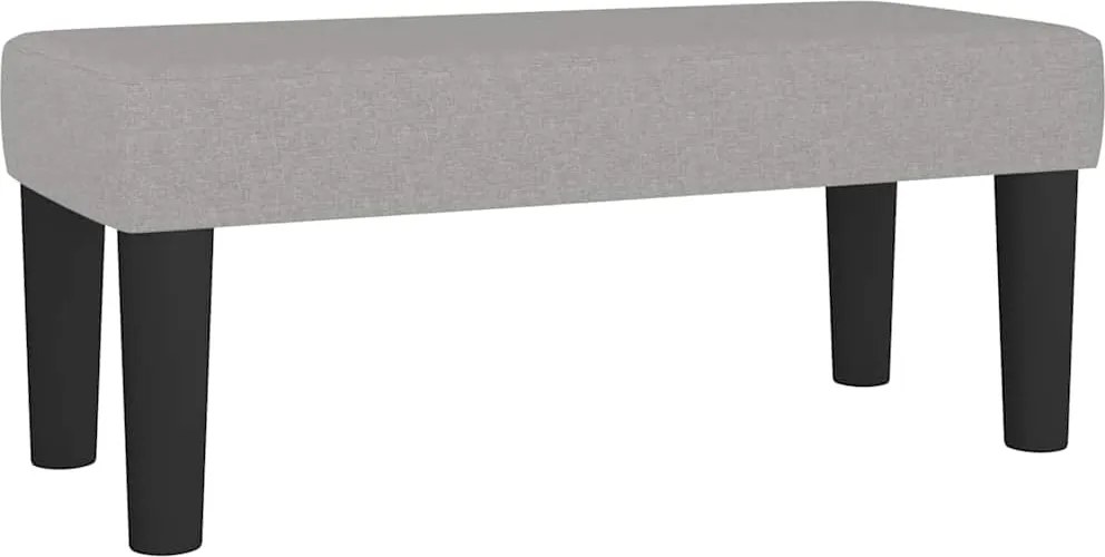 Box spring postel s matrací světle šedá 120x190 cm textil 3270362
