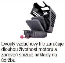 ACTIVE Benzínový hřídelový křovinořez 4,5BT