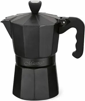 Maestro MR-1666-3 černá / Moka konvička / 3 šálky