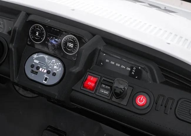 Elektrické autíčko Buggy UTV SPEED bílé