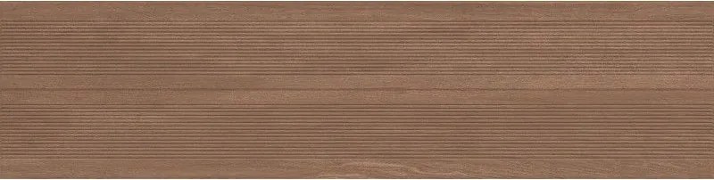 Mexen Prestige Wood Hnědý glazovaný gres rekt. G1, dřevo imitující stěnová dlaždice 120 x 30 cm, mat - TL706-120-030-50