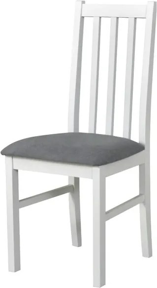 Sconto Jídelní židle BOLS 10 šedá/bílá