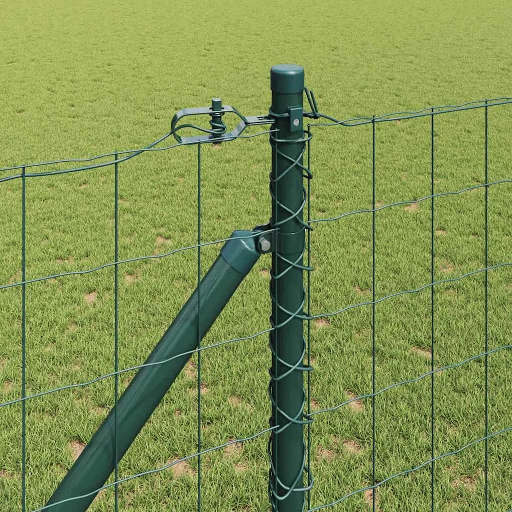 Evropský plot se hroty 10 x 1,2 m Ocel potažená PVC Zelená 3350564