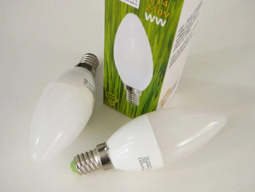 T-LED s.r.o. LED žárovka E14 EV5W svíčka Teplá bílá