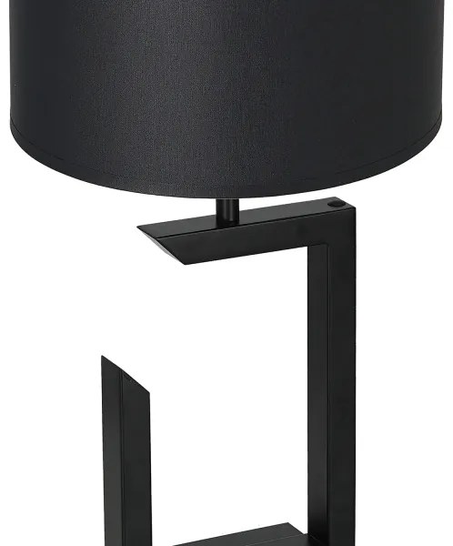 Stolní lampa 1xE27/60W/230V 45 cm černá/bílá