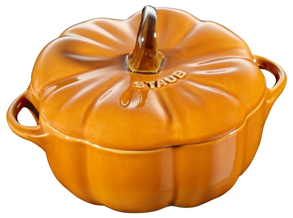 Staub Cocotte keramická zapékací miska ve tvaru dýně 12 cm/0,5 l, skořicová, 40511-555