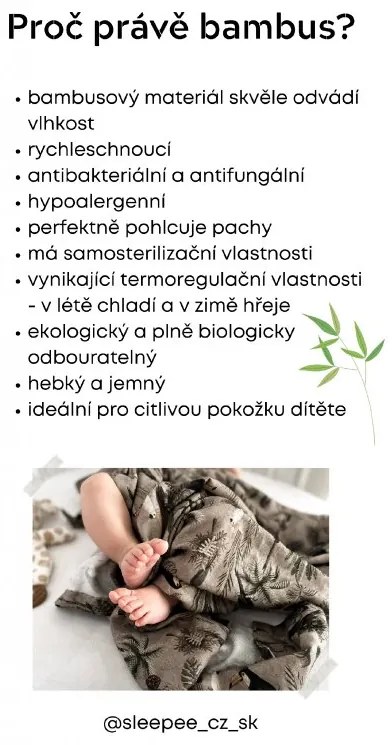 Sleepee Pletená bambusová deka pro miminko BAMBOO Zvolte barvu: Modrá