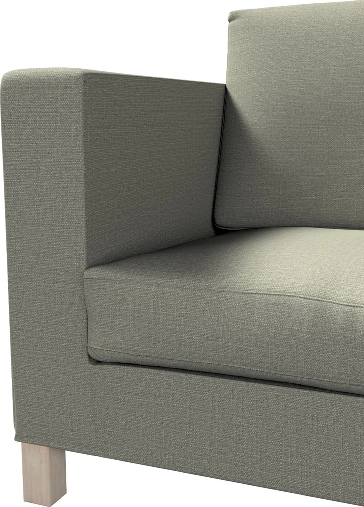 Potah na pohovku IKEA Karlanda 3-místná nerozkládací, krátký barva šedá látka pletený vzor