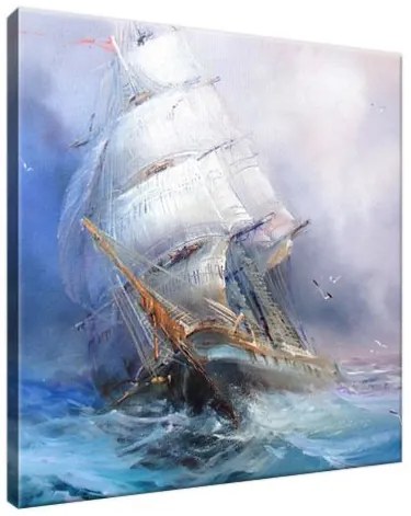 Tištěný obraz Plachetnice na rozbouřeném moři 30x30cm 2372A_1AI