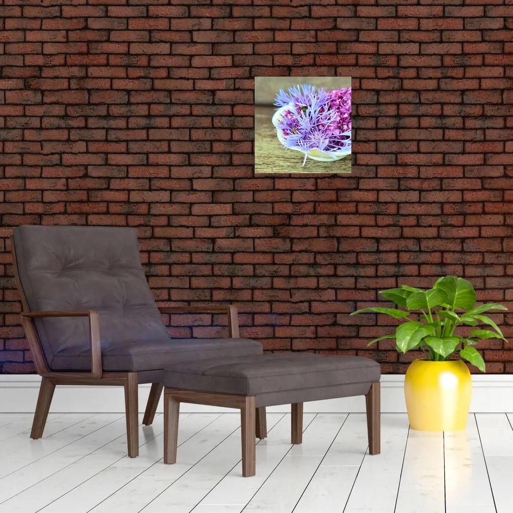 Obraz dekorace s levandulí (30x30 cm)