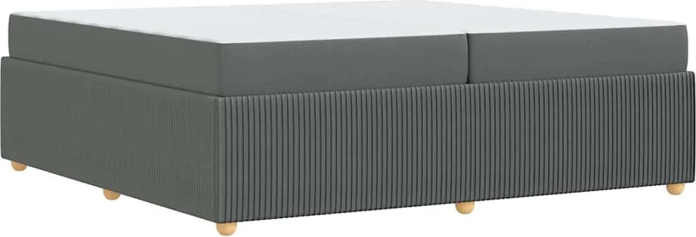 Rám postele Tmavě šedá 200 x 200 cm textil 3398432
