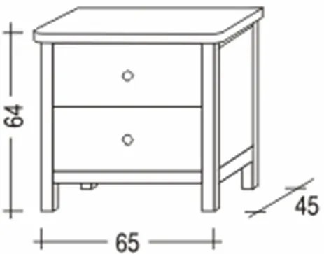 Gazel ANNY komoda II. - malá