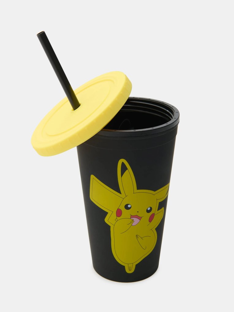 Sinsay - Hrnek s víčkem a brčkem Pokémon - vícebarevná
