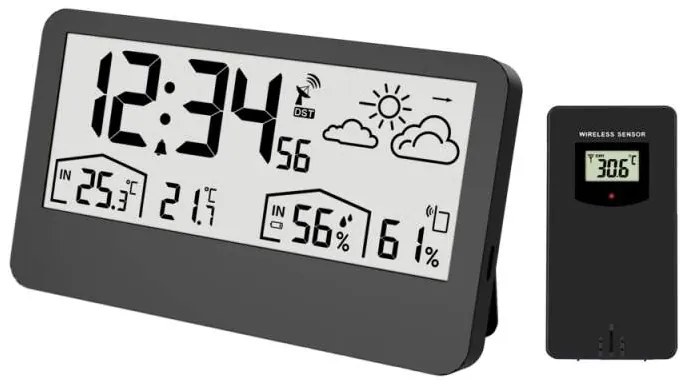 JVD Digitální rádiem řízená meteorologická stanice JVD RB3407.1