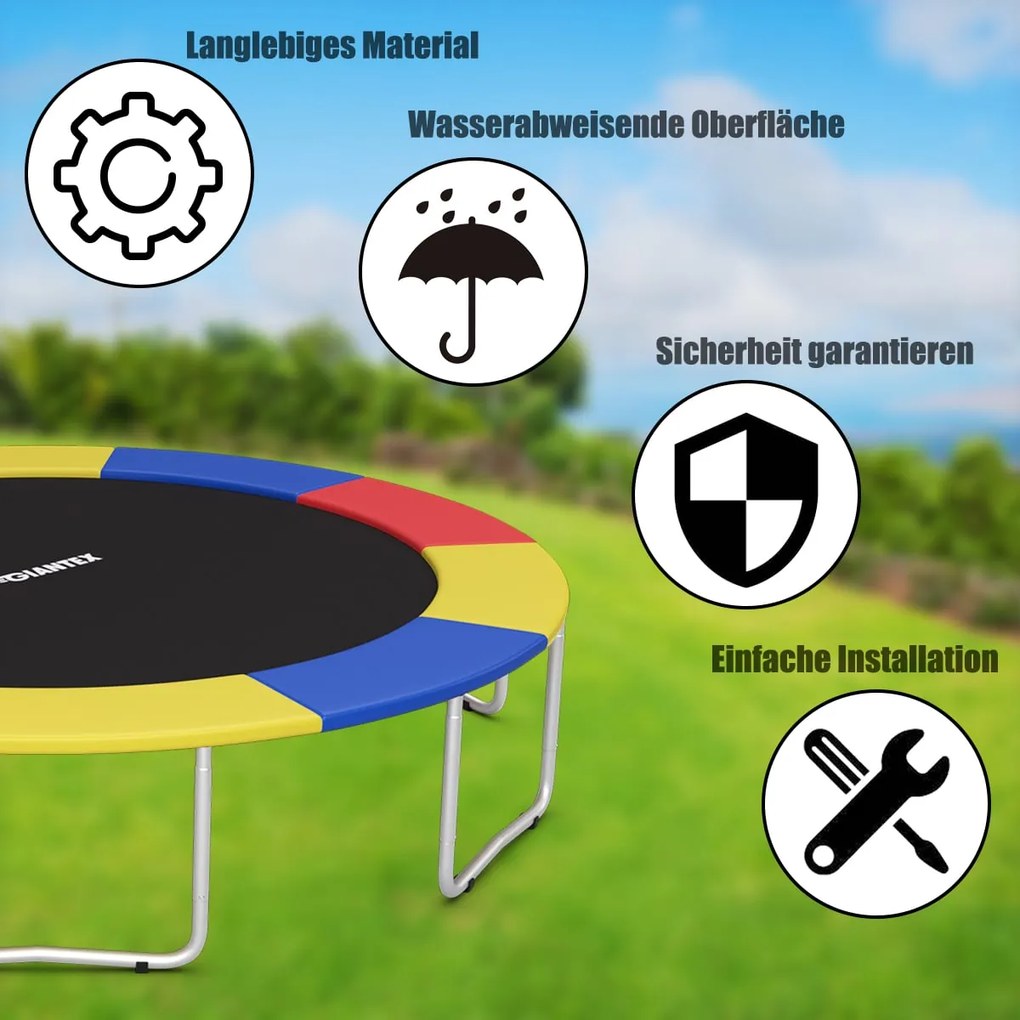 Costway Matrace na trampolíně 427 cm x 427 cm x 10 cm trampolína cvičení fitness