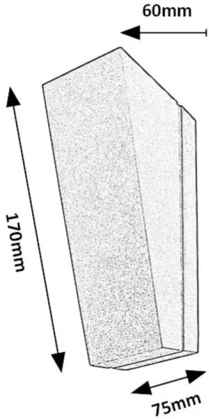 Rabalux 77065 - LED Venkovní nástěnné svítidlo TEMSE LED/3W/230V IP65 antracit
