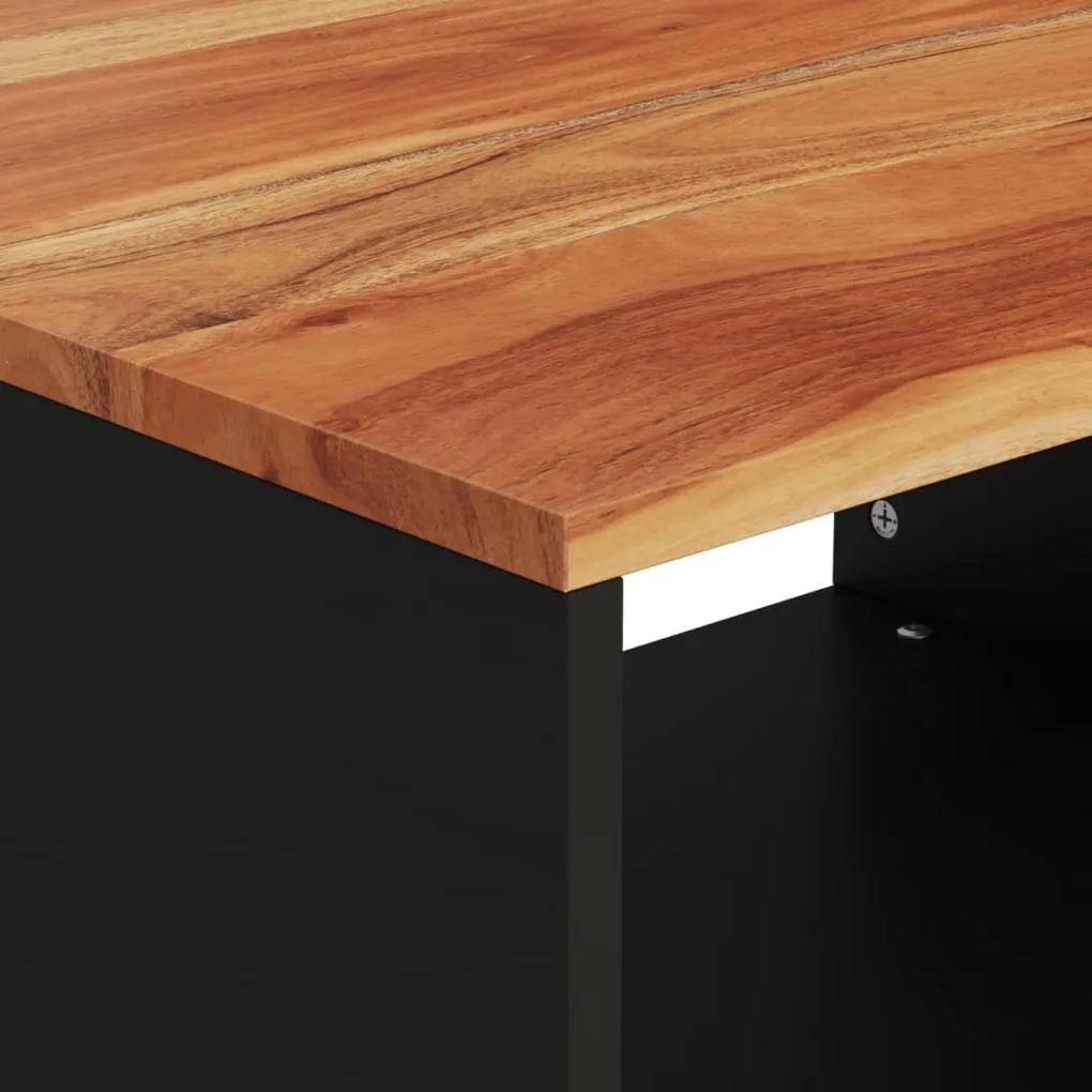 Konferenční stolek 60 x 50 x 40 cm masivní akáciové dřevo - Default Title
