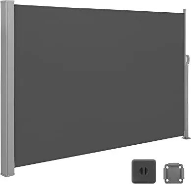 Boční sluneční clona, 160 x 350 cm, antracit