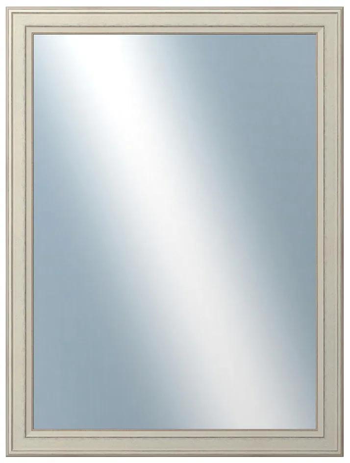 DANTIK - Zarámované zrcadlo - rozměr s rámem cca 60x80 cm z lišty STEP bílá (3018)