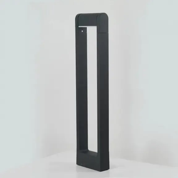Venkovní stojací lampa Frame šedá
