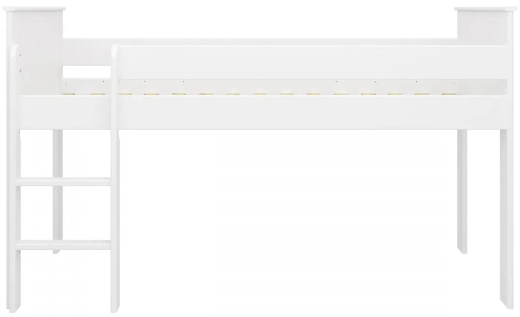 Tvilum Postel zvýšená Albrim bílý mat