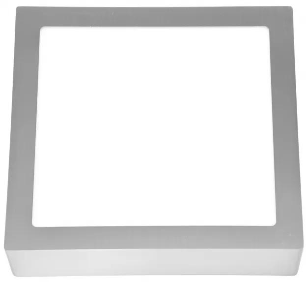 Ecolite LED-CSQ-25W/41/CHR LED svítidlo přisazené čtvercové RAFA, 30x30cm, 25