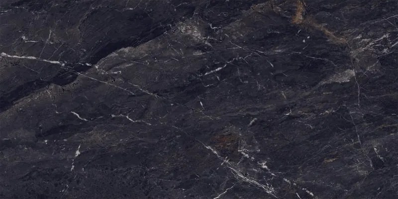 Mexen Sintra Black gres glazovaný rekt. G1, dlaždice podlahová-stěnová 120 x 60 cm, vysoký lesk - TL204-120-060-00