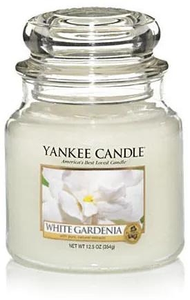 Yankee Candle vonná svíčka White Gardenia Classic střední