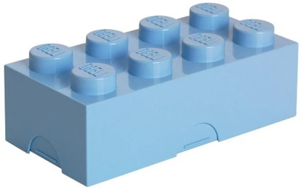 OnaDnes -20% Lego® Světle modrý box na svačinu LEGO® Lunch 20 x 10 cm
