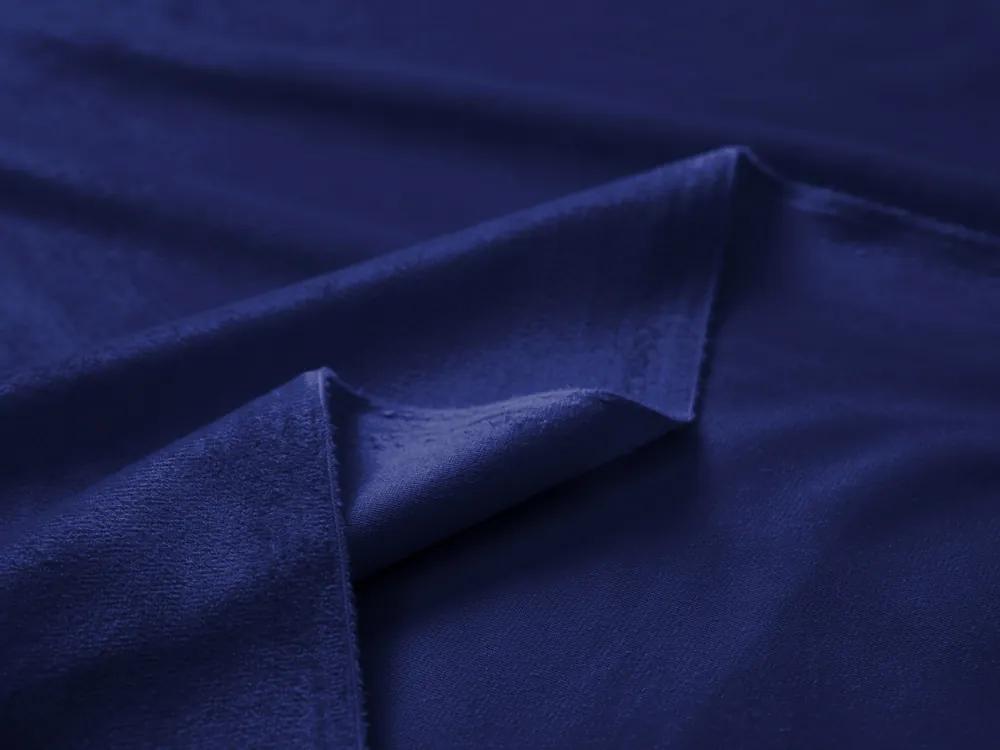 Biante Sametový čtvercový ubrus SV-026 Tmavá královská modrá II 60x60 cm