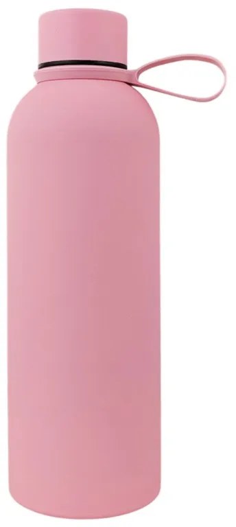 Flamenco Mystique Láhev na vodu 500 ml termoláhev nerezová ocel SOFT TOUCH světle růžová BD46R