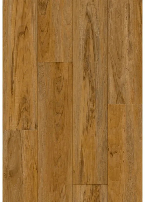 Mexen Norfolk vinylové panely 1227 x 187 mm LVT Dryback 2,5 mm, PVC podložka, 4 V-drážka, Teak - F1393-1227-187-255-4V1-01