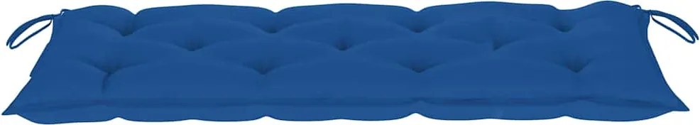 Zahradní lavice s poduškou 120 cm bambus 3063901
