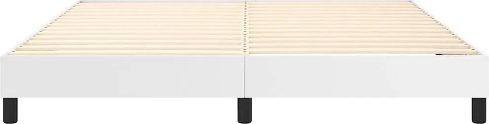 Rám postele s boxspringem bílá 160 x 200 cm umělá kůže 3120707