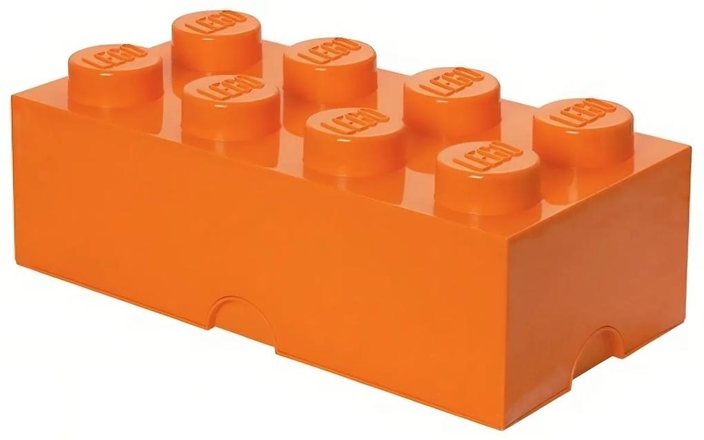 OnaDnes -20% Lego® Oranžový úložný box LEGO® Smart 25 x 50 cm