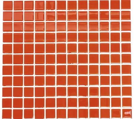 Skleněná mozaika CM 4060 červená 30,5x32,5 cm