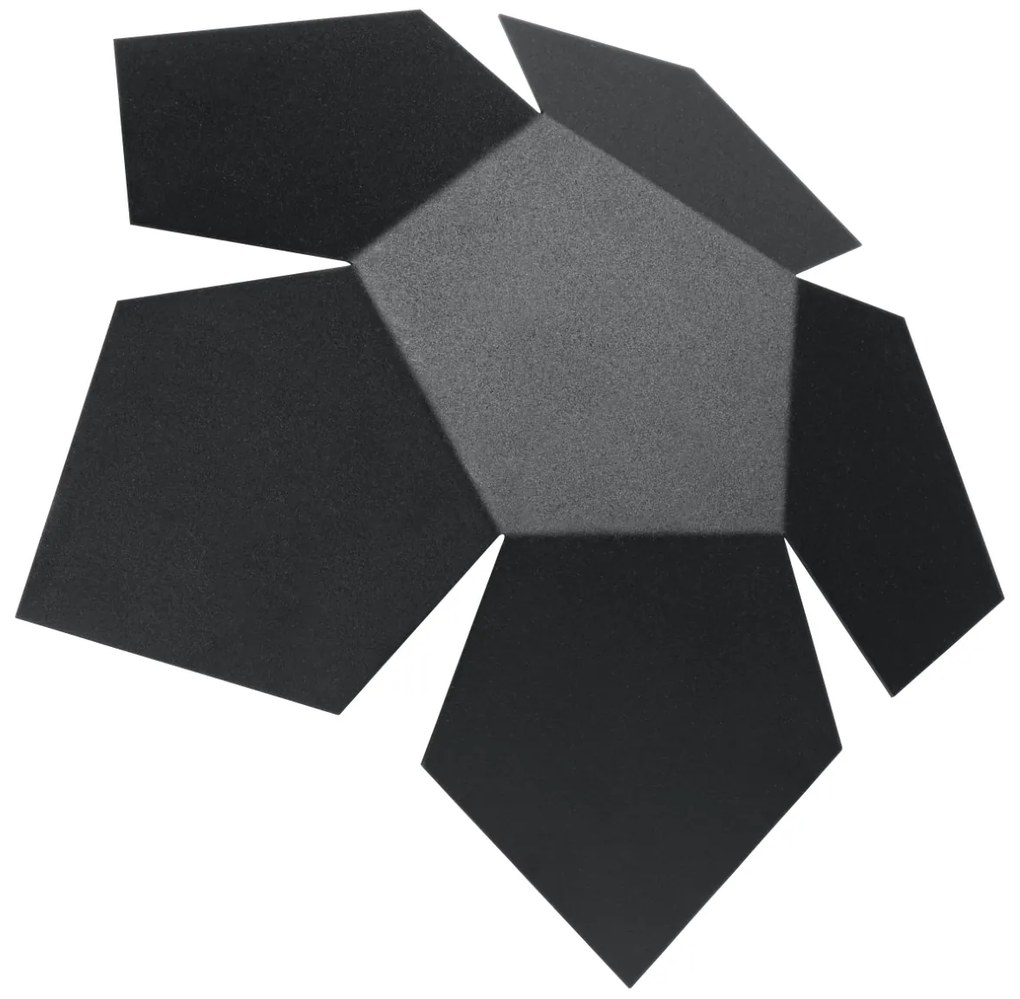 Sollux Lighting Nástěnné svítidlo PENTA černé