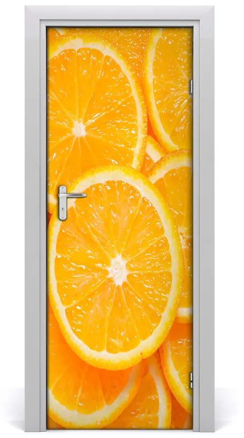 Fototapeta na dveře samolepící pomeranče 95x205 cm