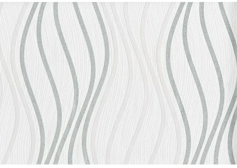 Novamur 6617-10 tapety na zeď TENDENCE | 0,53 x 10,05 m | stříbrná, bílá, béžová vliesová tapeta na stěnu 661710