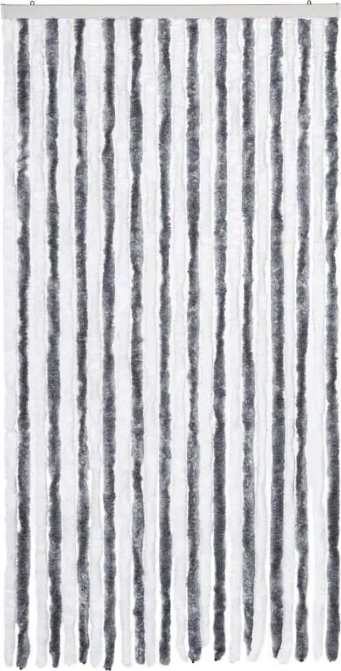 vidaXL Závěs proti hmyzu 100 x 220 cm žinylka [284281] Barva: Šedá a bílá
