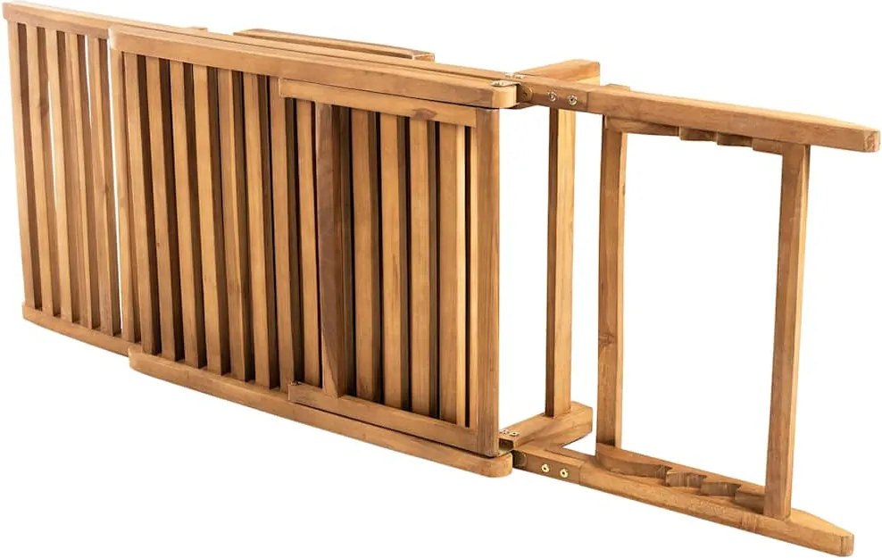 Zahradní lehátko masivní teak 316151
