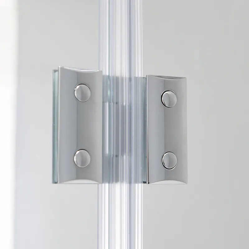 BPS-koupelny Čtvrtkruhový sprchový kout KZ92 90x90 chrom/transparent - bez vaničky