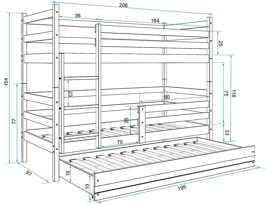 NEW:Postel Bára 180x200