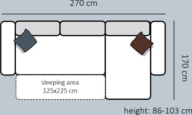 Casarredo - Komfort nábytek Rohová sedací souprava LEXINGTON, rozkládací s úložným prostorem, výběr barev | potah: nubuk 26