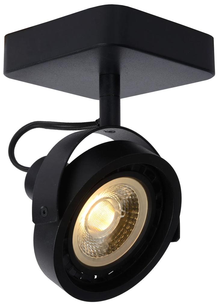 LUCIDE 31931/12/30 TALA LED Stropní bodové svítidlo GU10 12W černá Osvětlení pro chodby, schody a schodiště