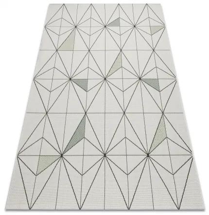 koberec COLOR 19447/062 SISAL Diamant trojúhelníky krémový velikost 160x230 cm | krásné koberce cz